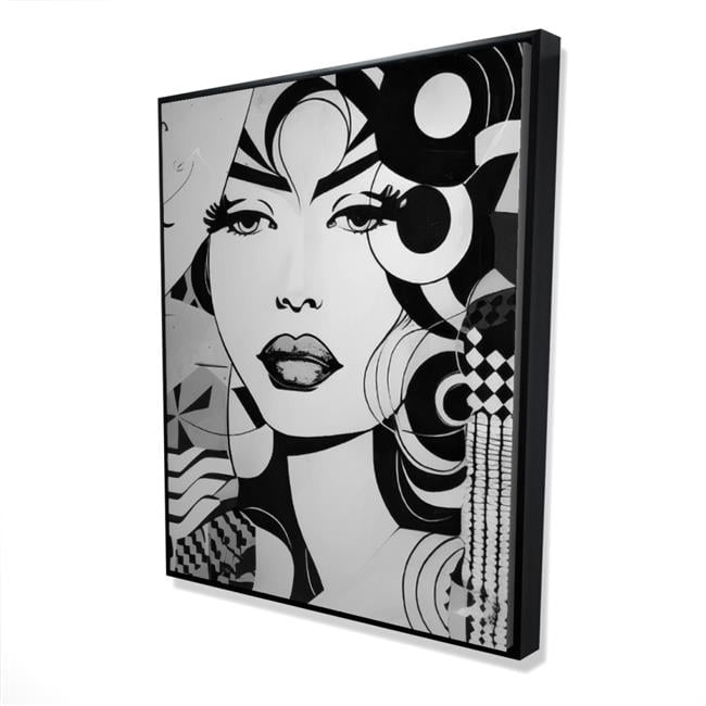 Begin Home Decor 2081-6048-FI109 48 x 60 in. Lost Eyes Shapes Abstract ...