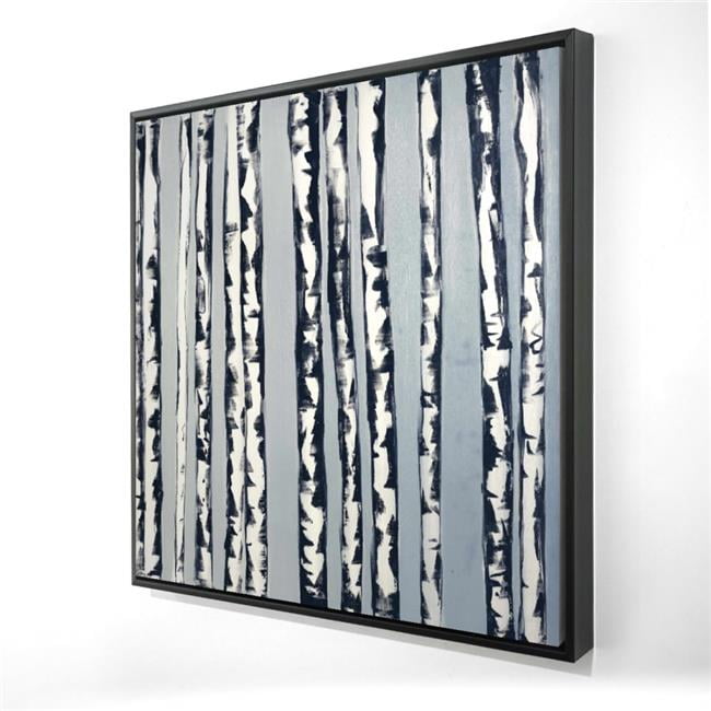Begin Home Decor 24 x 24 in. Office Trees Contemporary Framed Canvas ...