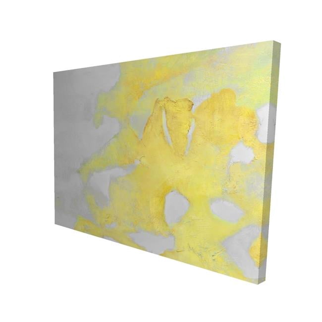 Begin Home Decor 2080-3648-AB25 36 x 48 in. Gold Erosion - Abstract ...
