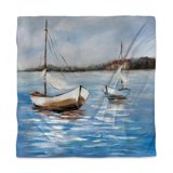 Begin Home Decor 3817-SWCQ-CO1 Blue Contemporary Boat Queen Size Duvet ...