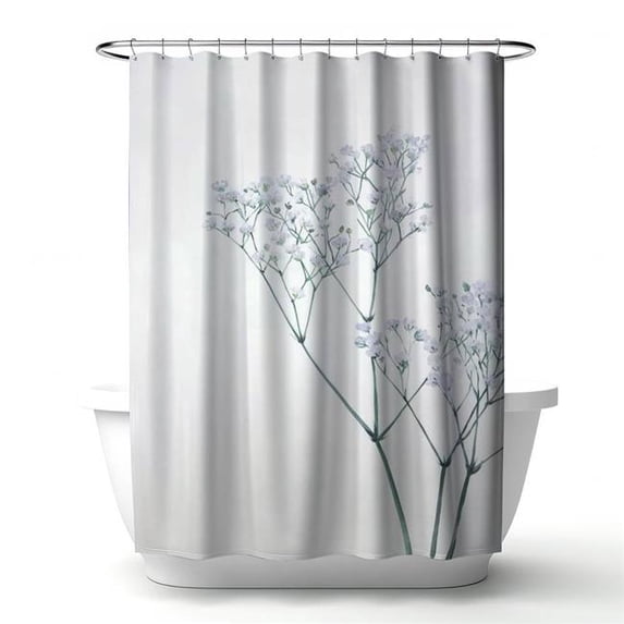 Begin Home Decor 4240-7174-FL324 71 x 74 in. Bedroom Blue Botanical ...