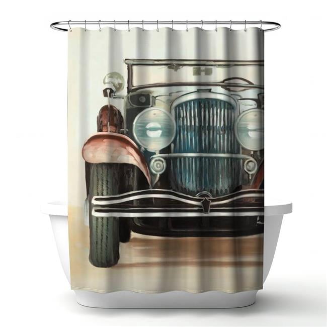 Begin Home Decor 4240-7174-TR46 71 x 74 in. Vintage 1920s Luxury Car ...
