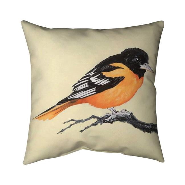 Begin Home Decor 5541-1818-AN363 18 x 18 in. Realistic Little Bird on A ...