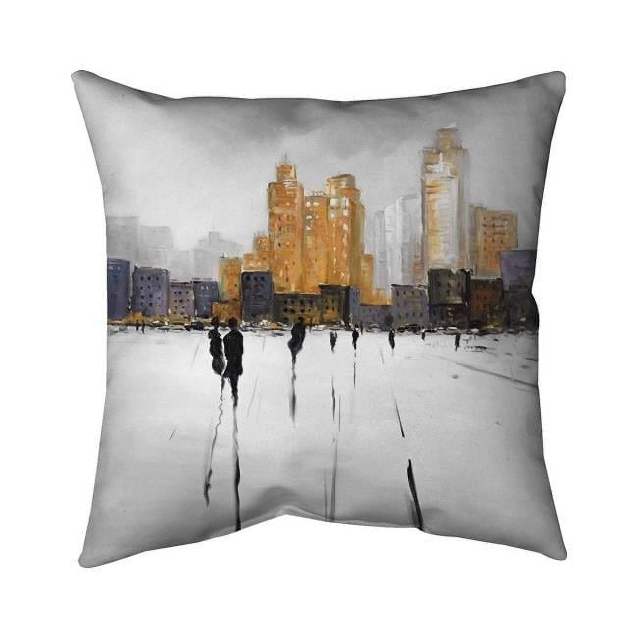 Begin Home Decor 5541-2020-ST49 20 x 20 in. Silhouettes Walking Towards ...