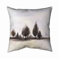 Begin Home Decor 5542-1616-LA100 16 x 16 in. Landscapes Blue Trees ...