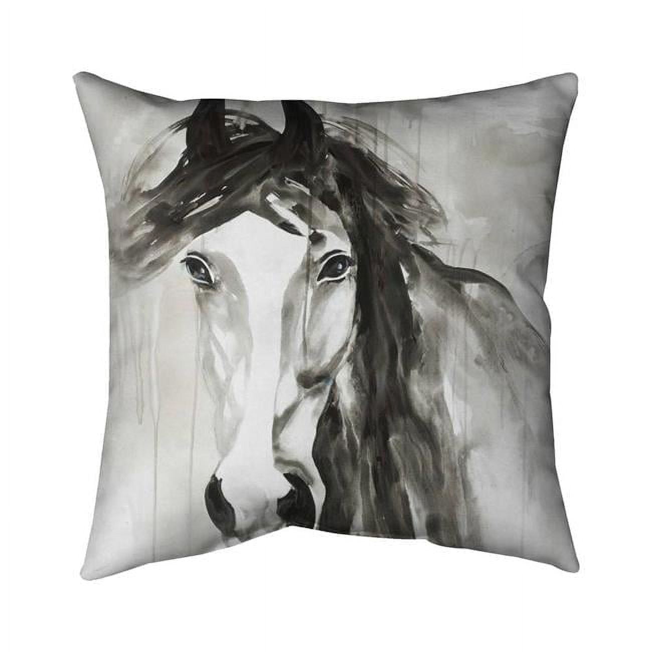 Begin Home Decor 5542-2020-AN250 20 x 20 in. Beautiful Wild Horse ...