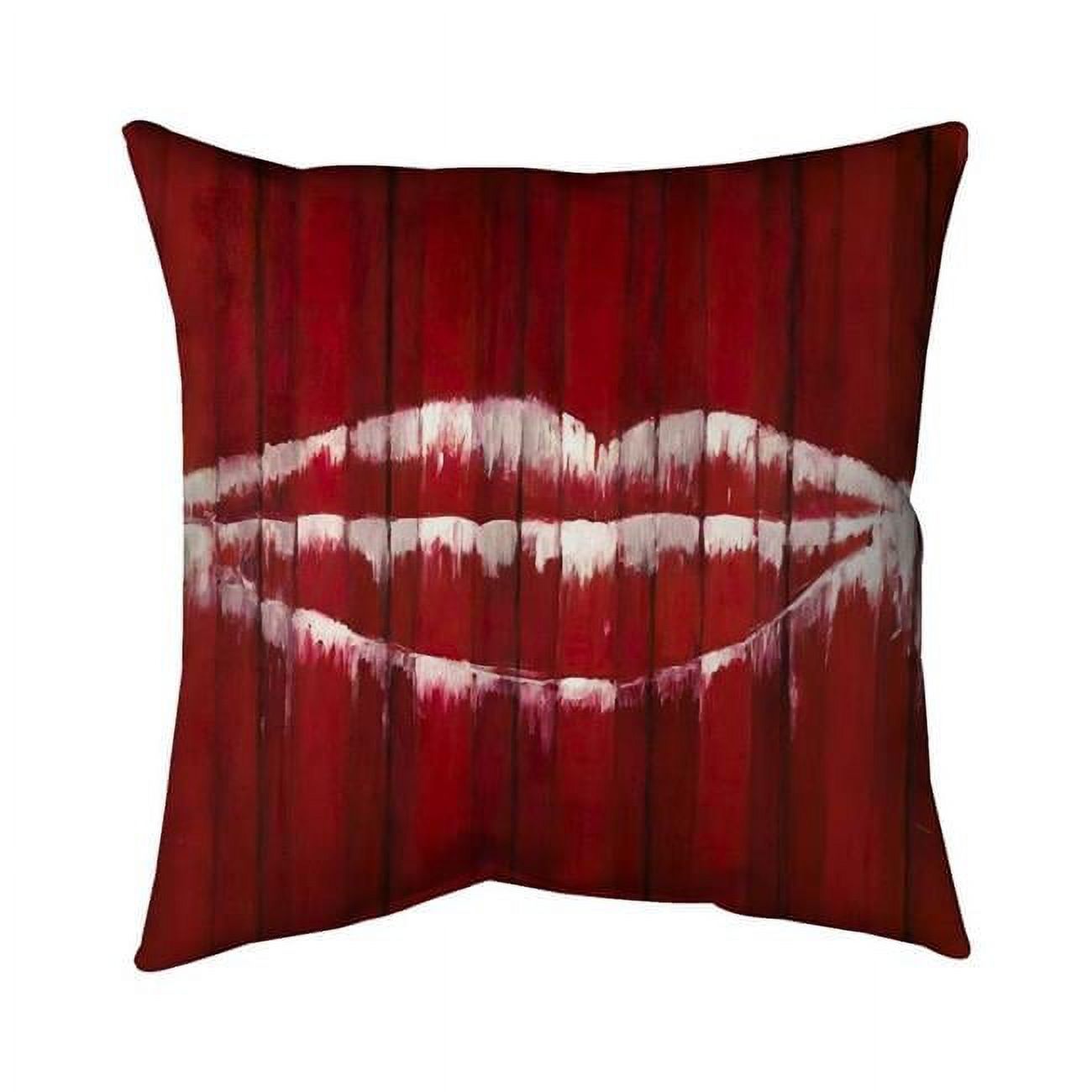 Begin Home Decor 5543-2020-MI36 20 x 20 in. Graffiti of A Mouth on ...