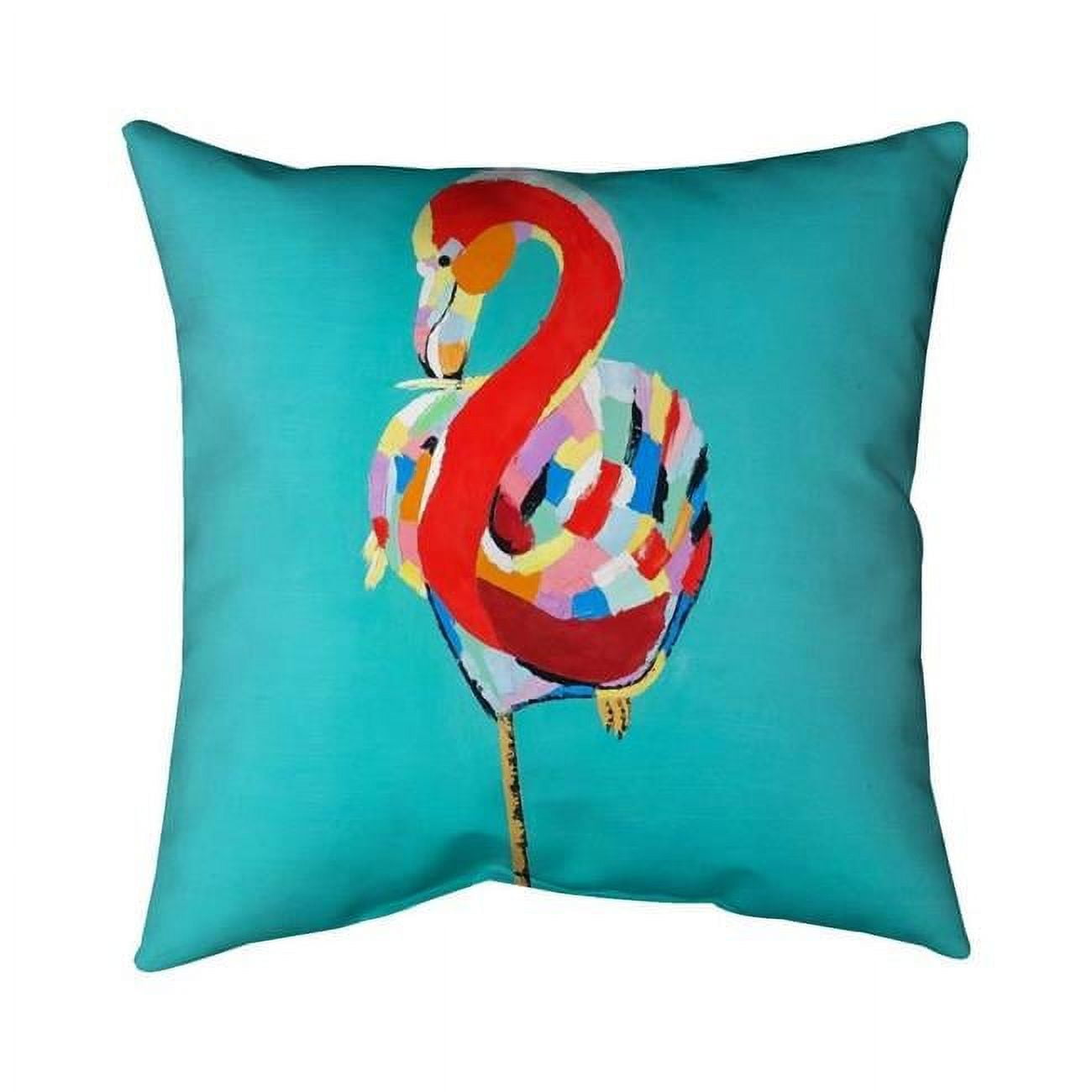 Begin Home Decor 5543-2626-AN234 26 x 26 in. Colorful Flamingo-Double ...