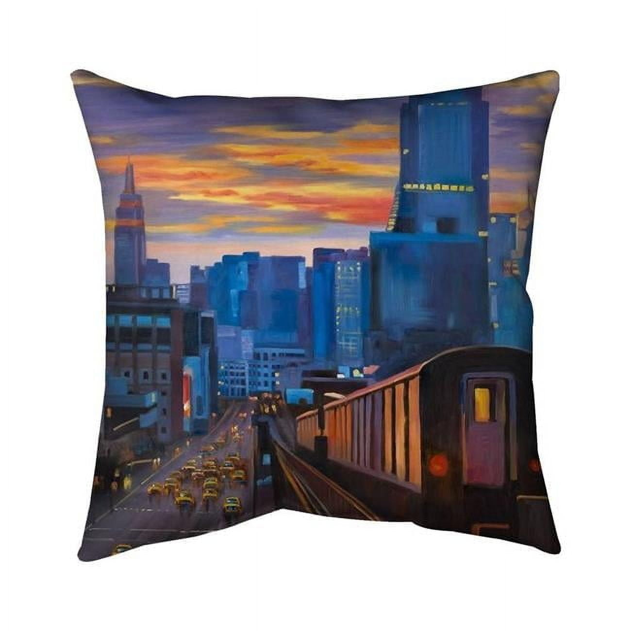 Begin Home Decor 5543-2626-CI268 26 x 26 in. Subway In New-York City ...