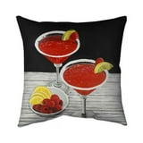 Begin Home Decor 5543-2626-GA41 26 x 26 in. Two Cosmopolitan - Romantic ...