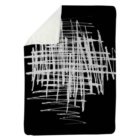 Begin Home Decor 5545-8060-AB88 60 x 80 in. Abstract Shapes Minimalist ...