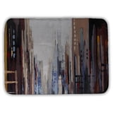 Begin Home Decor 5930-1724-CI233 17 x 24 in. Blue Cities Abstract ...