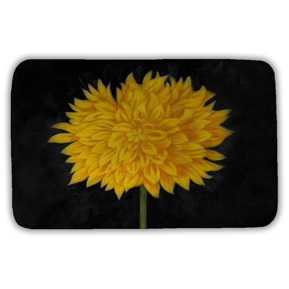 Begin Home Decor 5930-2134-FL111 21 x 34 in. Yellow Chrysanthemum ...