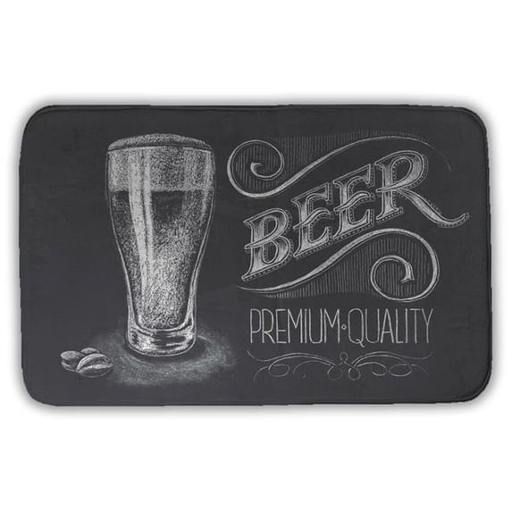 Begin Home Decor 5930-2134-GA13 21 x 34 in. Vintage Beer Signboard Bath ...