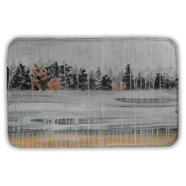 Begin Home Decor 5930-2134-LA119 21 x 34 in. Winter Fir Landscape Bath ...