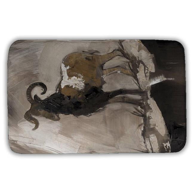 Begin Home Decor 5930-3421-AN138 21 x 34 in. Brown Animals Farm Bath ...
