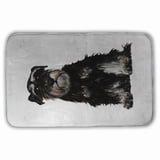 Begin Home Decor 5930-3421-AN503-4 21 x 34 in. Miniature Schnauzer Bath ...