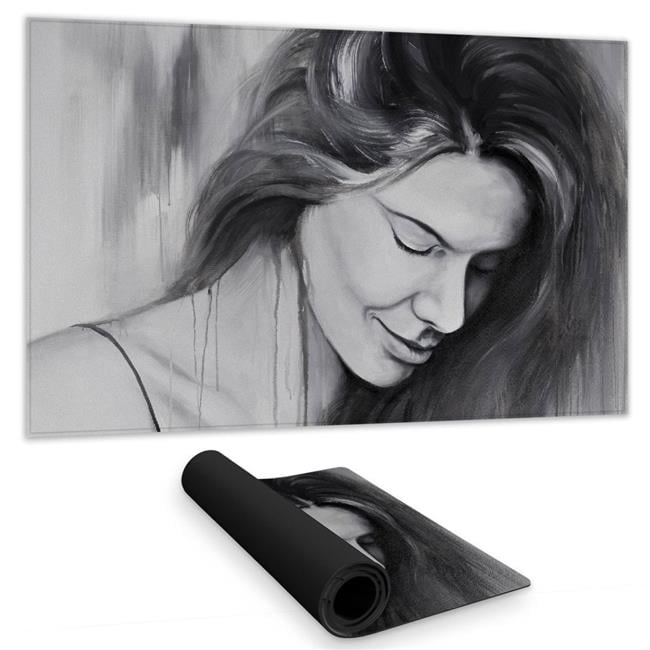 Begin Home Decor C1DM14241D3W26 14 x 24 in. Smiling Woman Portrait Desk ...