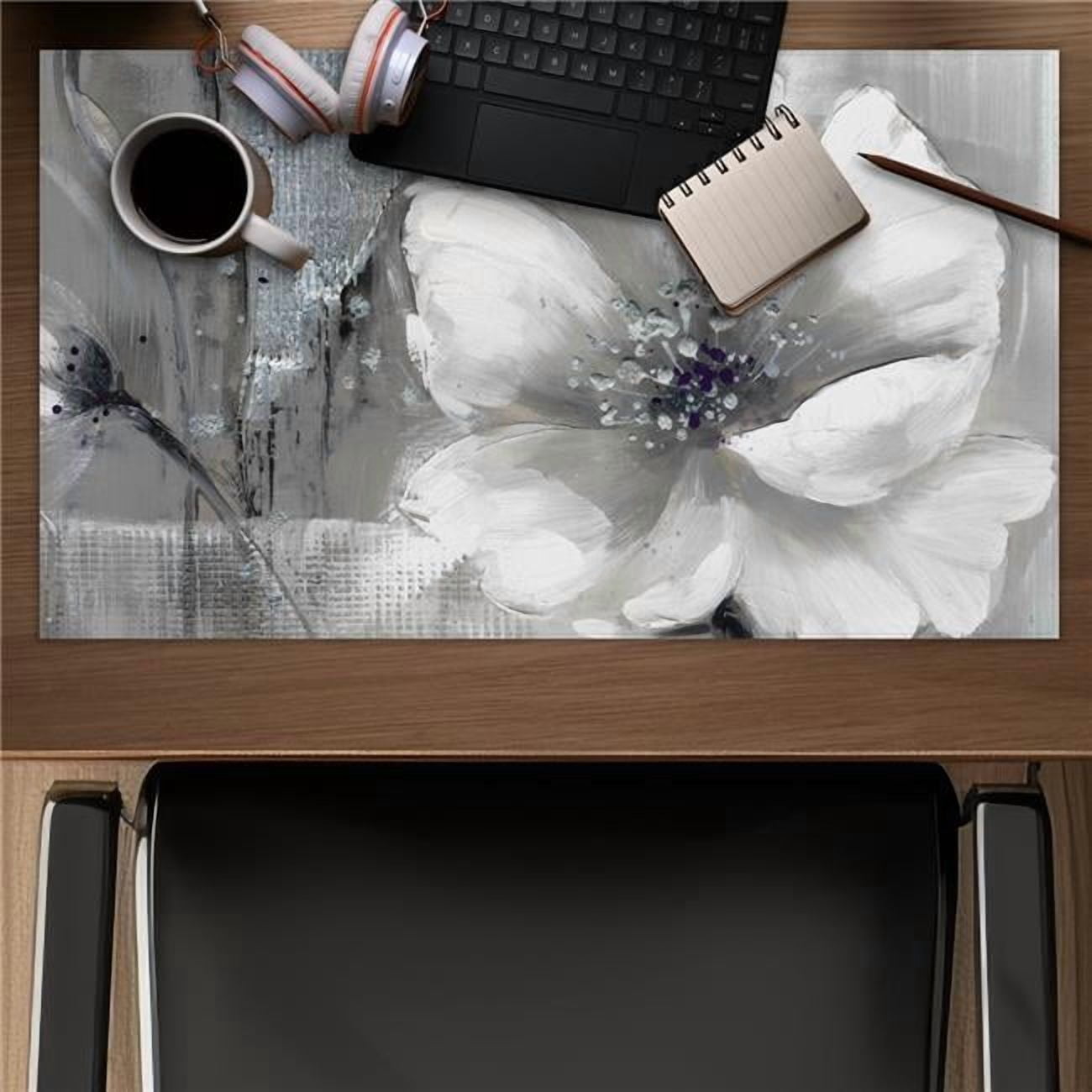 Begin Home Decor C1DM142488MMRC 14 x 24 in. Monochrome & Silver Flowers ...