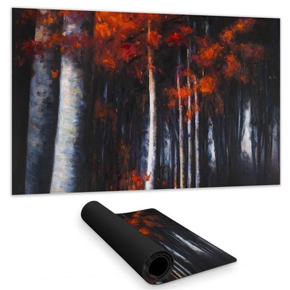 Begin Home Decor C1DM1424NODPO7 14 x 24 in. Mysterious Forest Gray ...