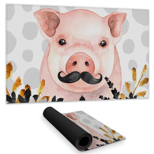 Begin Home Decor C1DM1424OQ313U 14 x 24 in. Bedroom Black Farm Animals ...
