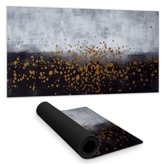Begin Home Decor C1DM1531IXGIJU 16 x 32 in. Gray Pattern Desk Mat ...