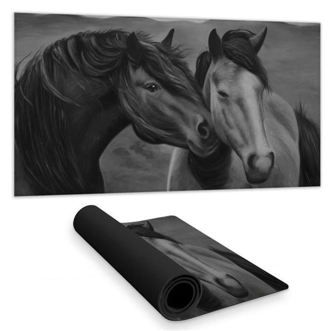 Begin Home Decor C1DM1531ORCETQ 16 x 32 in. White Monochrome Animals ...