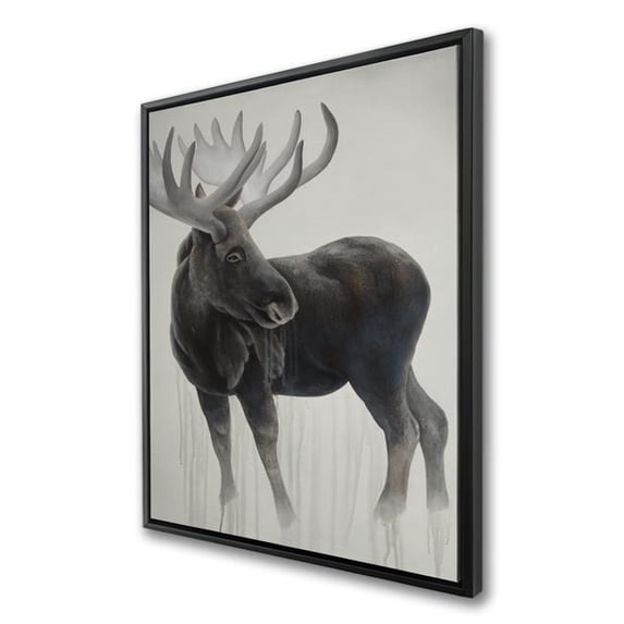 Begin Home Decor C1FC3648JXXRQF 36 x 48 in. Bull Moose Wildlife ...