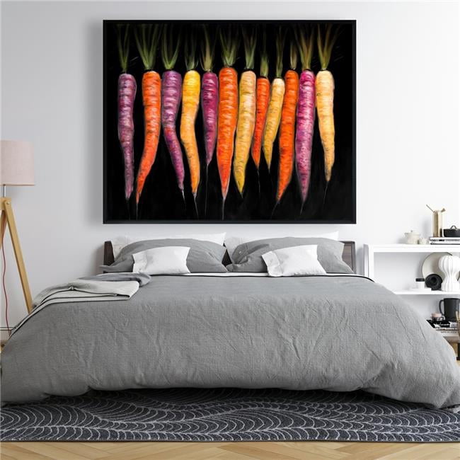 Begin Home Decor C1FC4860ANRWAN 48 x 60 in. Carrots Varieties - Kitchen ...