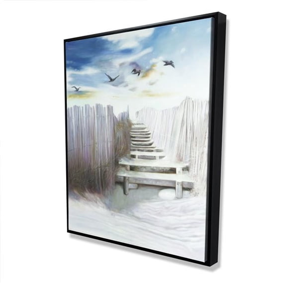 Begin Home Decor C1FC4860T2K8P8 48 x 60 in. Break At the Beach ...