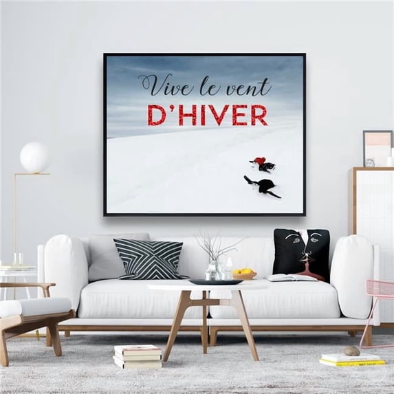 Begin Home Decor C1FC4860X1LKIJ 48 x 60 in. Jingle All the Way - Red ...