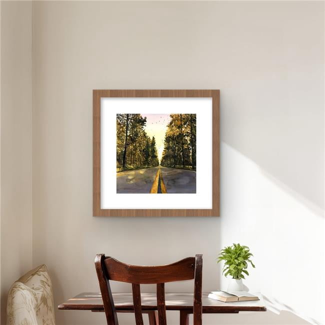 Begin Home Decor C1FM161614N3RV 16 x 16 in. Long Road - Bedroom Bird ...