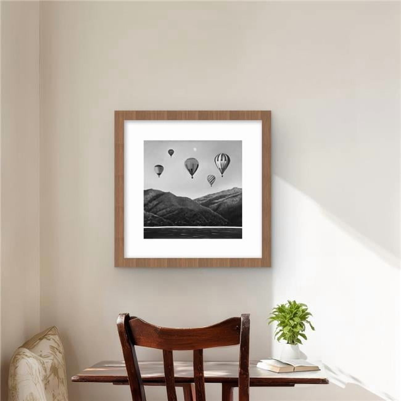 Begin Home Decor C1FM161631S588 16 x 16 in. Air Balloon Landscape ...