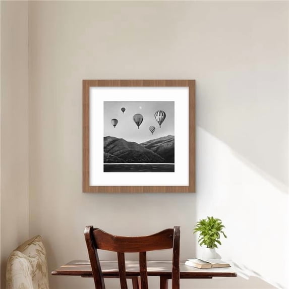 Begin Home Decor C1FM161631S588 16 x 16 in. Air Balloon Landscape ...