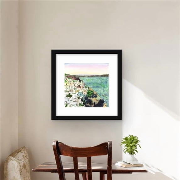 Begin Home Decor C1FM1616505LJE 16 x 16 in. Landscape of Crete - Framed ...
