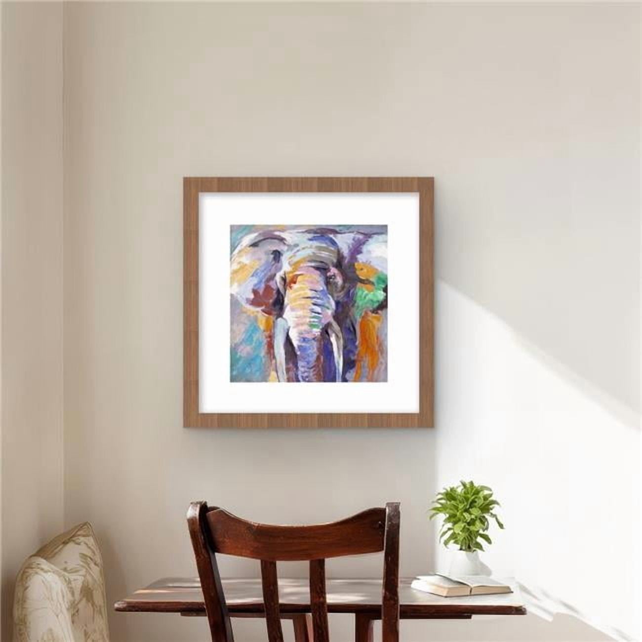 Begin Home Decor C1FM1616C7SVJK 16 x 16 in. Elephant in Pastel Color ...