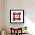 Begin Home Decor C1FM1616CNZWFO 16 x 16 in. Red Square Pattern - Blue ...