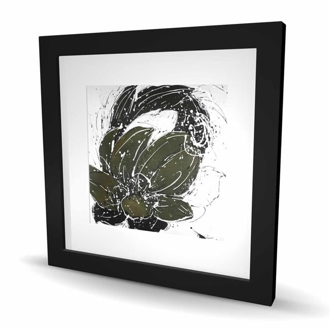 Begin Home Decor C1FM1616KC5EZ9 16 x 16 in. Abstract Flower with Paint ...