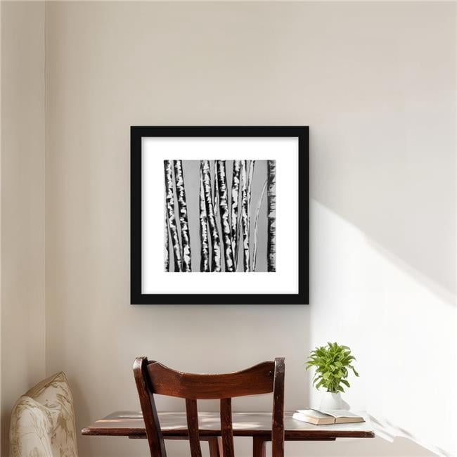 Begin Home Decor C1FM1616QM8Z7V 16 x 16 in. Birches Intersecting ...
