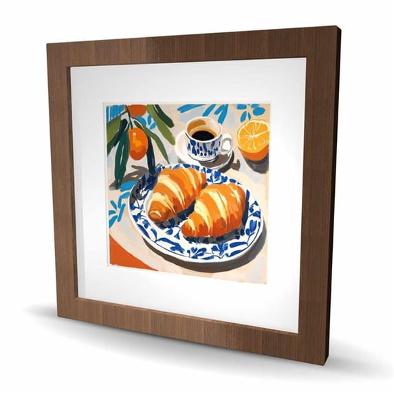Begin Home Decor C1FM1616S1TBS7 16 x 16 in. Croissants - Gastronomy ...