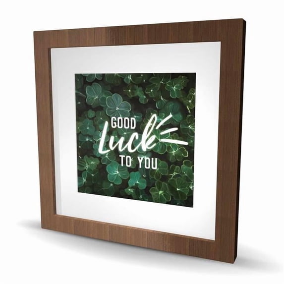 Begin Home Decor C1FM1616T245HJ 16 x 16 in. Good Luck to You ...