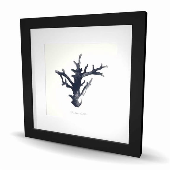 Begin Home Decor C1FM1616U82OSQ 16 x 16 in. Montipora Digitata Blue ...