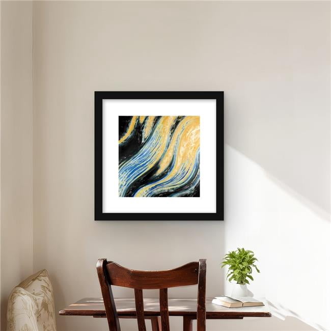 Begin Home Decor C1FM1616UUY3AJ 16 x 16 in. Wavy Wave - Livingroom ...