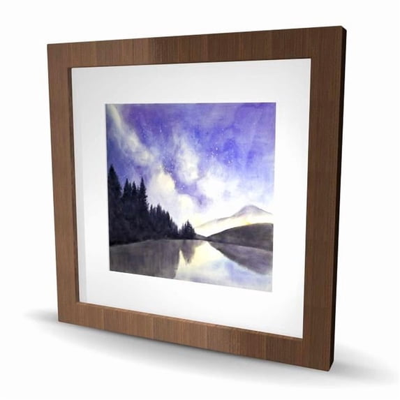 Begin Home Decor C1FM1616ZOLZMM 16 x 16 in. Starry View on the Lake ...