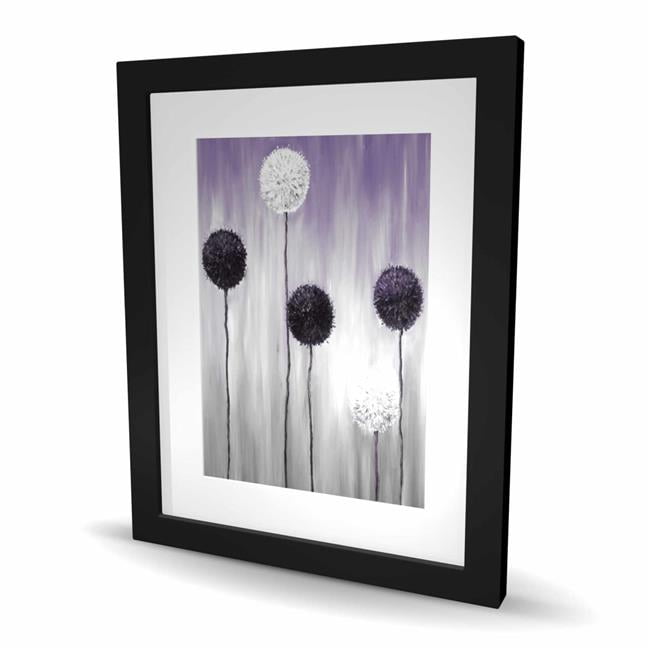 Begin Home Decor C1FM16203MRJKN 16 x 20 in. Purple & White Allium ...