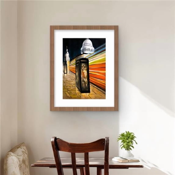 Begin Home Decor C1FM16209F41A4 16 x 20 in. Fast London Bus ...