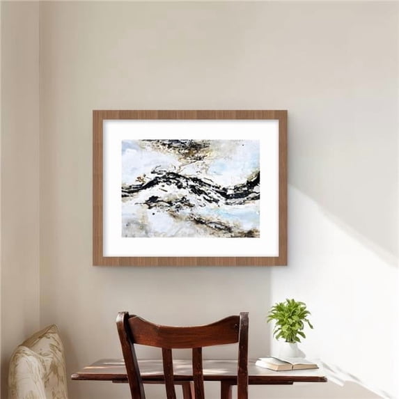 Begin Home Decor C1FM1620A8PKW8 16 x 20 in. Abstract & Texturized Paint ...