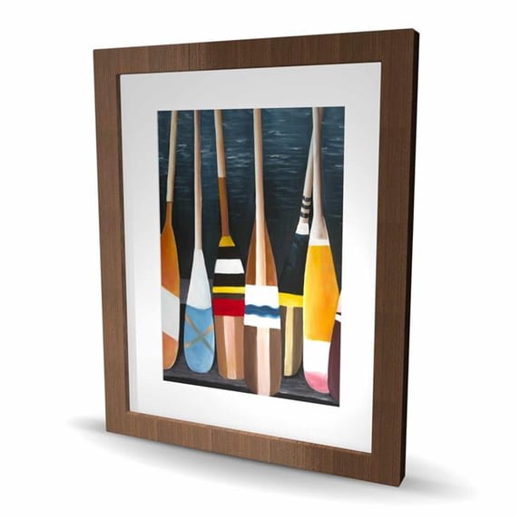 Begin Home Decor C1FM1620APXP5S 16 x 20 in. Colorful Paddles - Yellow ...