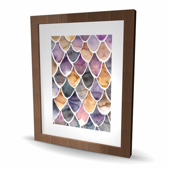 Begin Home Decor C1FM1620B279Z0 16 x 20 in. Purple Like A Mermaid ...