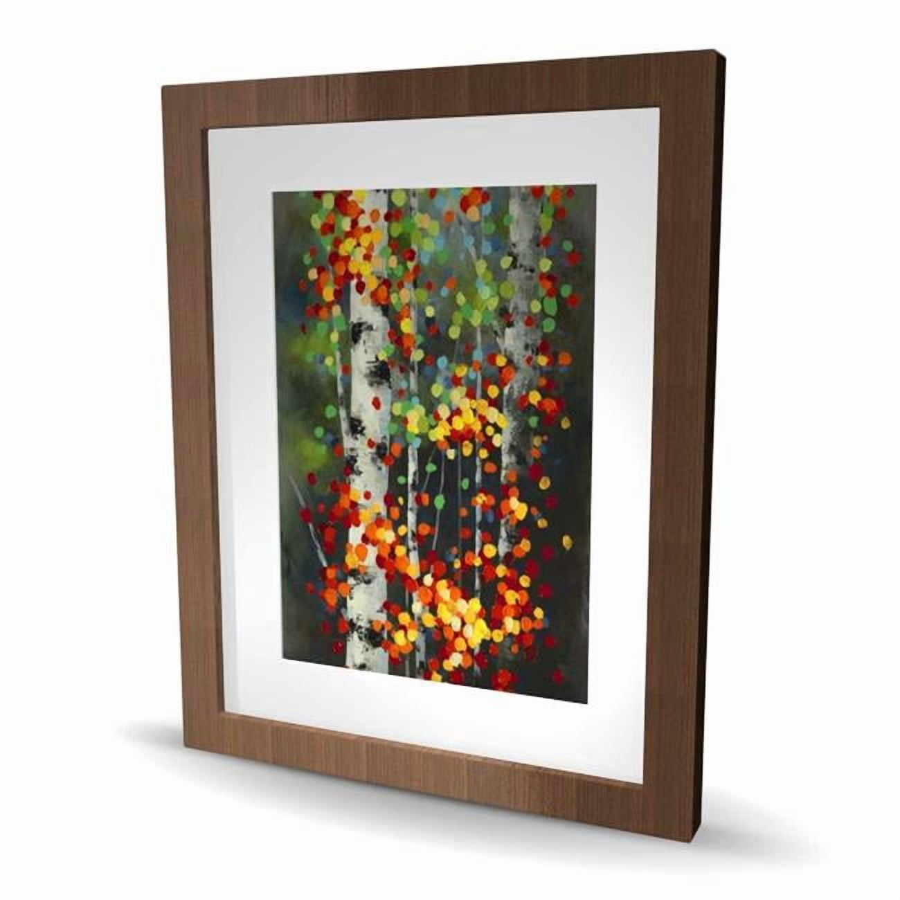 Begin Home Decor C1FM1620CWPWK3 16 x 20 in. Colorful Dotted Leaves ...